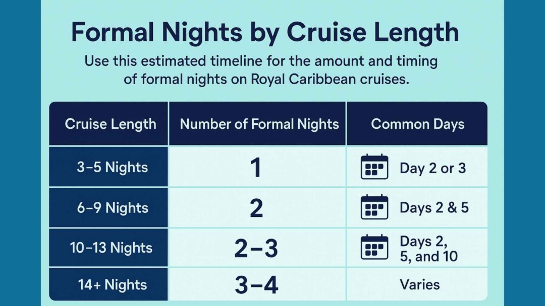 When Is Formal Night on Royal Caribbean Cruises? Full Guide for 2025